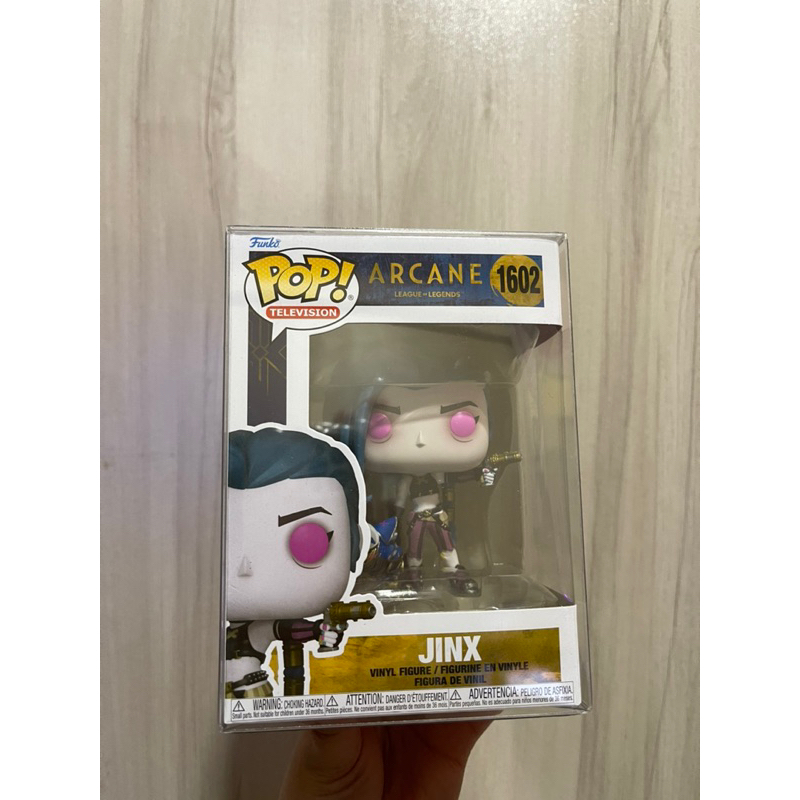 FUNKO POP League of Legends Arcane Series Jinx Vi Silco Heimerdinger ...