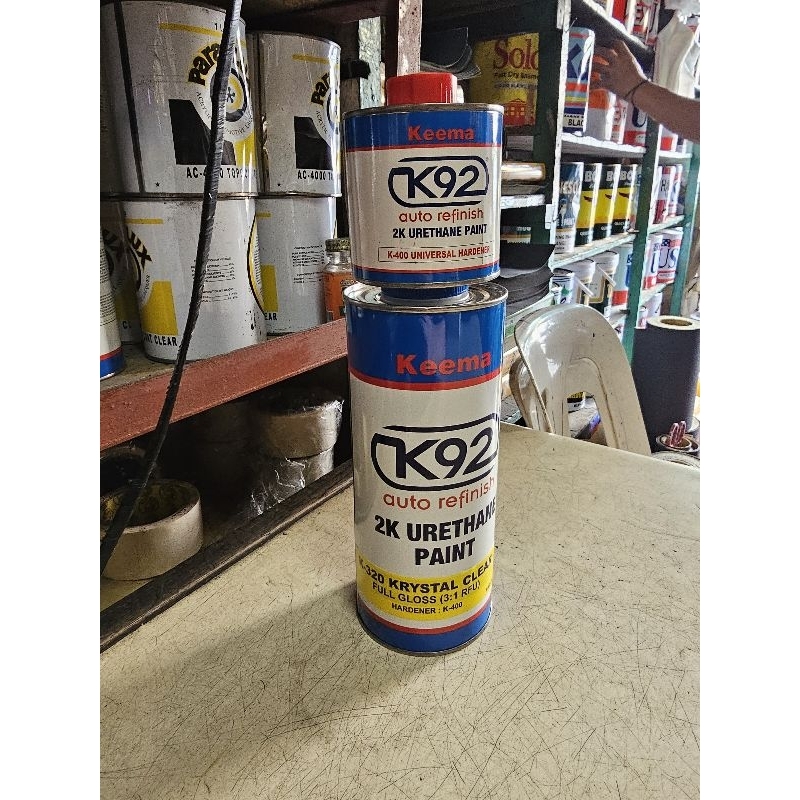 K92 Krystal Clear Full Gloss (K-320)(3:1 RFU) w/ Catalyst 1 Liter ...