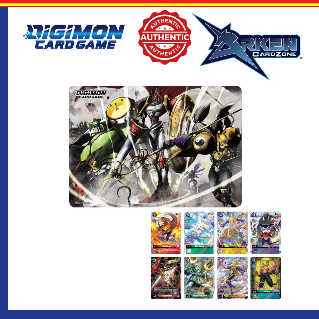 Digimon Card Game - Playmat and Card Set 1 [PB-08] | Shopee Philippines