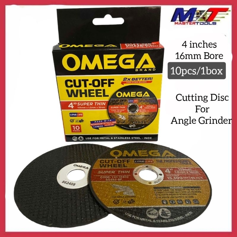 Omega Cutting Disc for angle grinder Super thin for Stainless and Metal ...