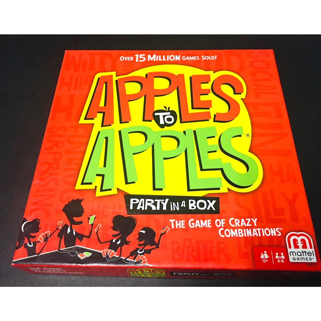 Apples to Apples - Party in a Box Board Game by Mattel | Shopee Philippines
