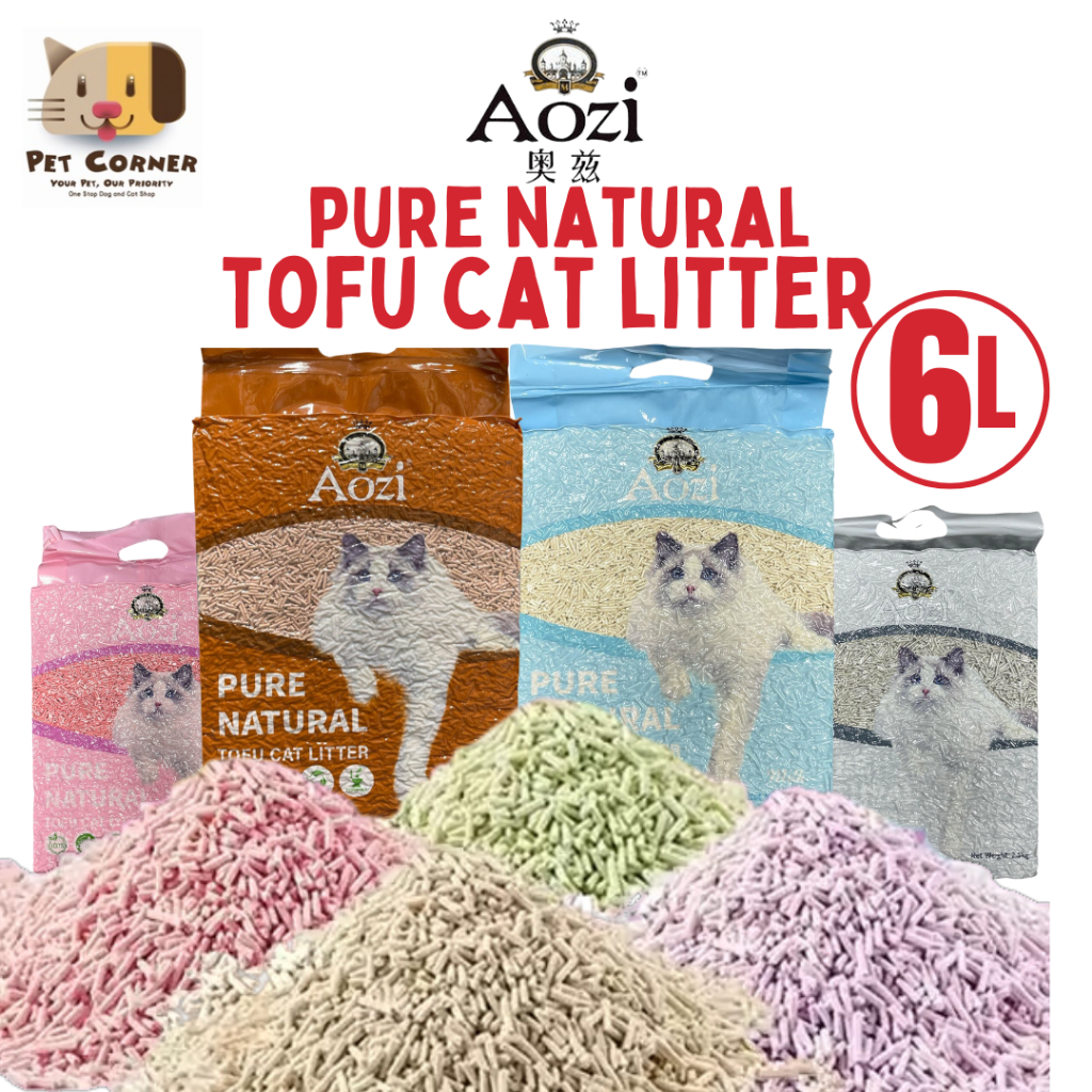 Aozi Organic Tofu Cat Litter 6L | Shopee Philippines