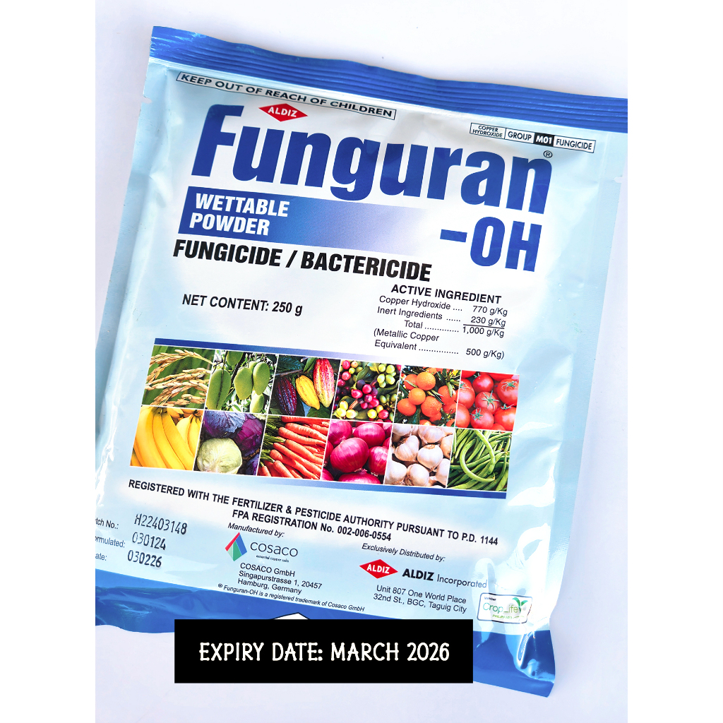 Funguran-OH Wettable Powder Fungicide/Bactericide 250g | Shopee Philippines
