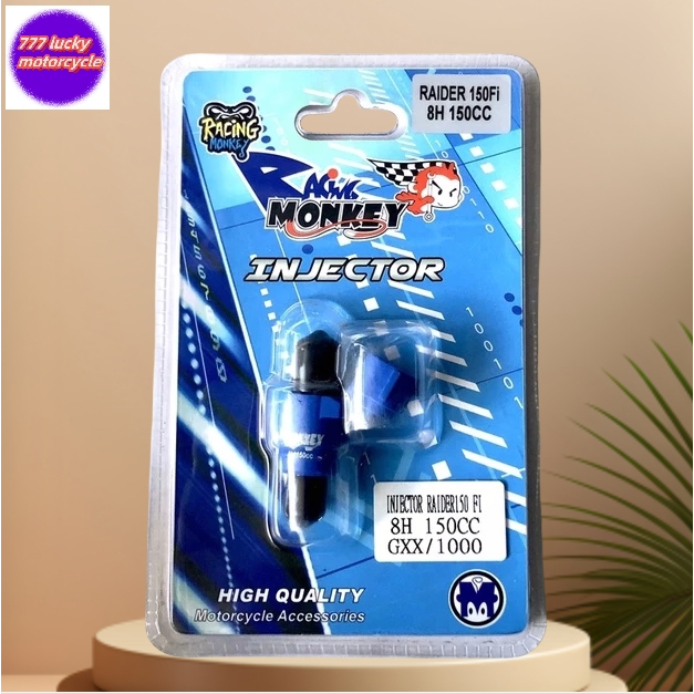 RACING MONKEY FUEL INJECTOR CLICK/BEATFi/XRM125 FI 10 HOLES | Shopee ...