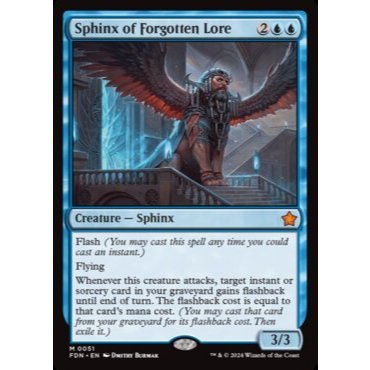 Sphinx of Forgotten Lore - Foundations (FDN) - BLUE | Shopee Philippines