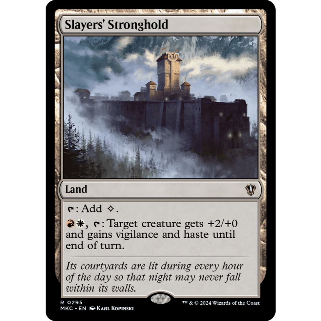 Slayers' Stronghold | [SINGLE][MKC/295_NON-FOIL] - Magic: the Gathering ...