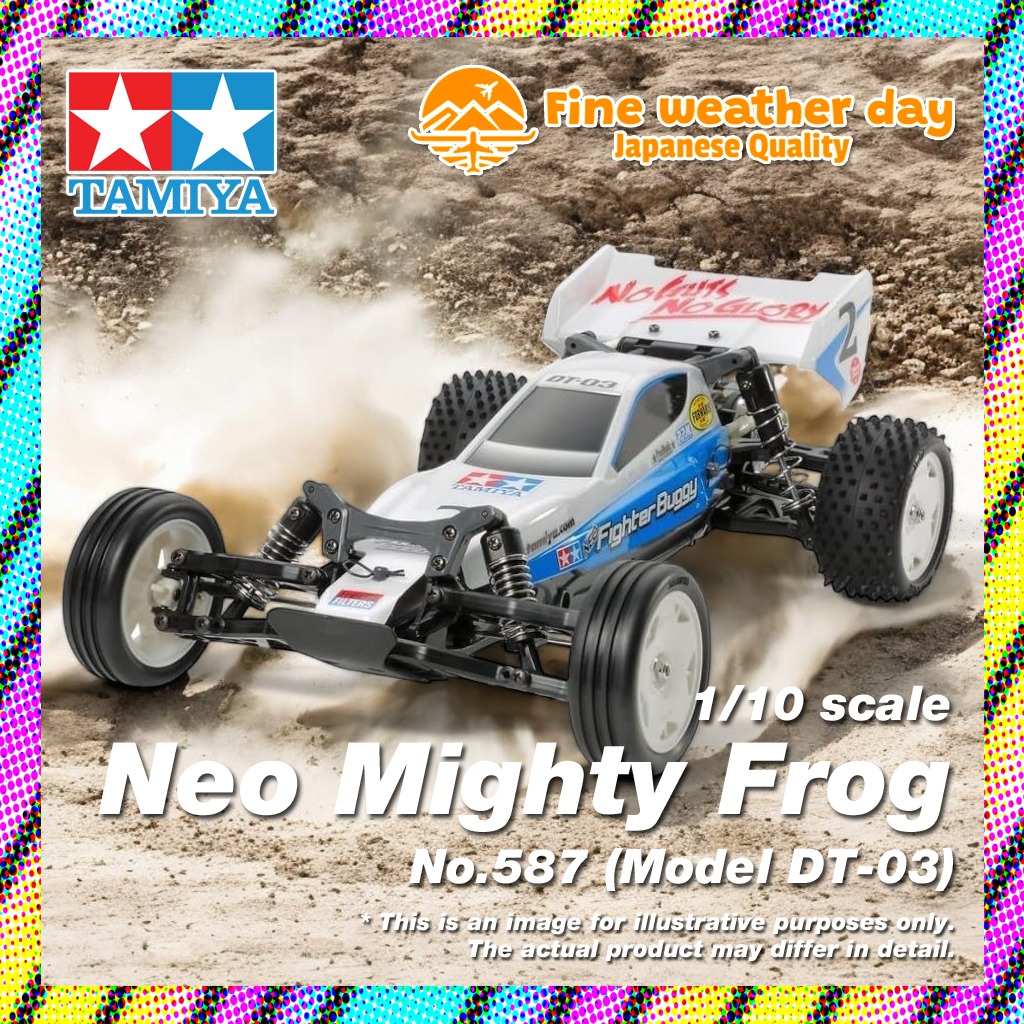 Tamiya 1/10 Electric RC Car Series No.587 Neo Mighty Frog (DT-03) 58587 ...