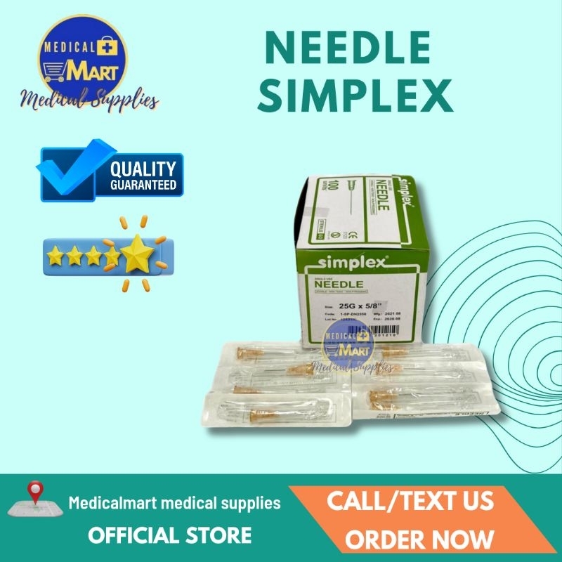 Needle Hypodermic Simplex(100's) sold per box | Shopee Philippines