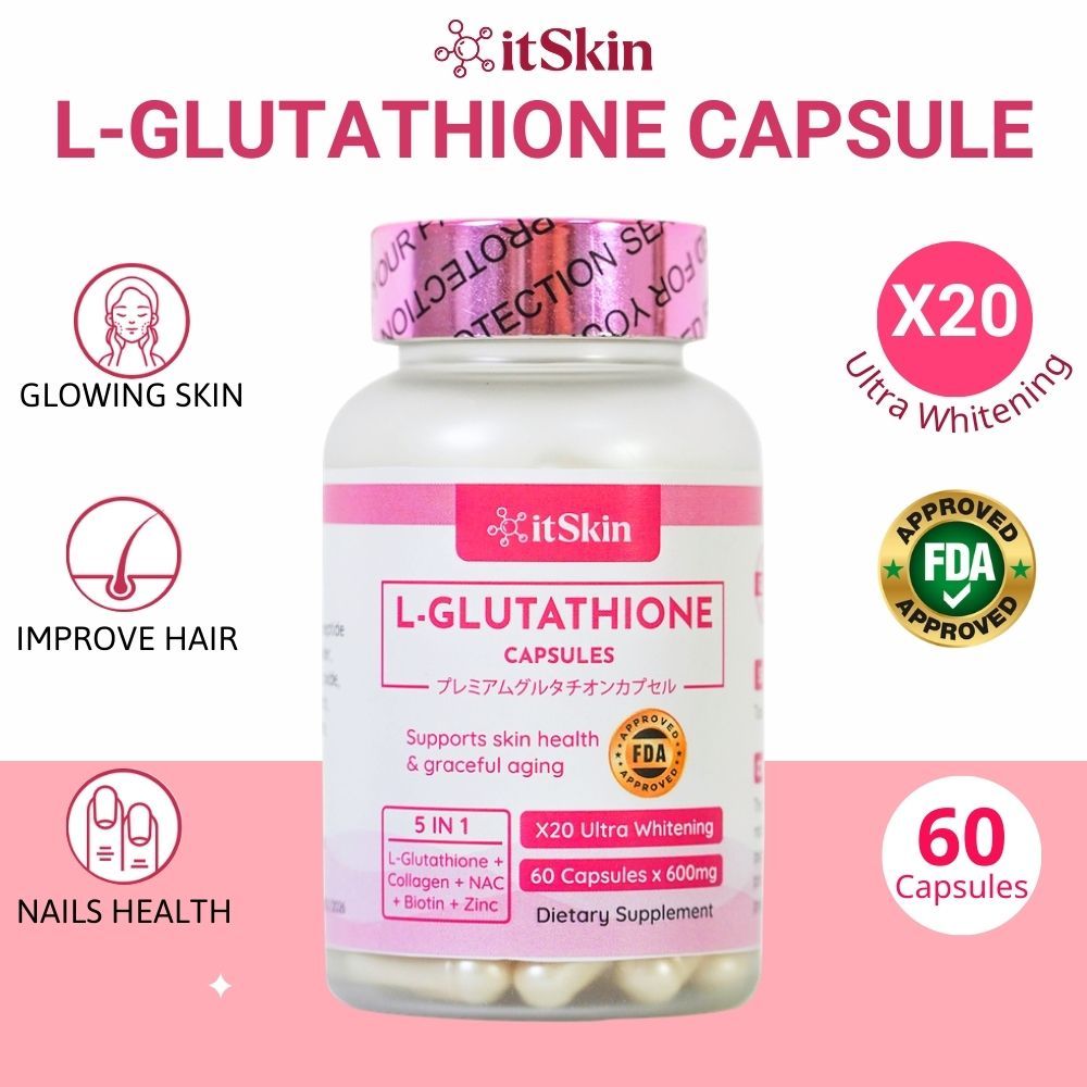 ITSKIN L-Glutathione Capsule Original X20 Ultra Whitening Support Skin ...