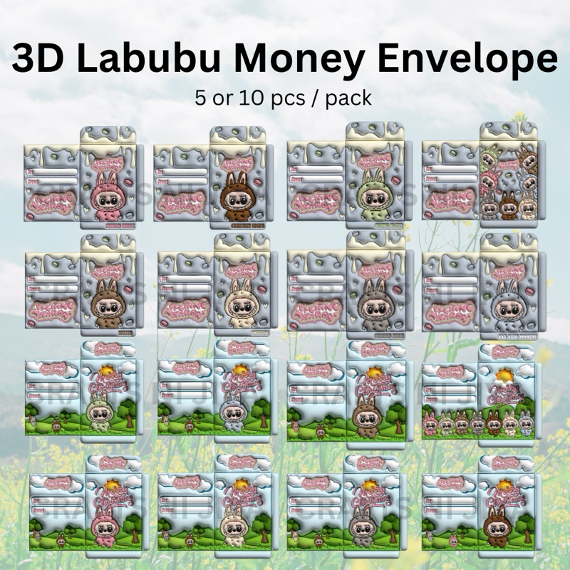 3D Labubu Money Envelope / Ampao / Angpao | Shopee Philippines
