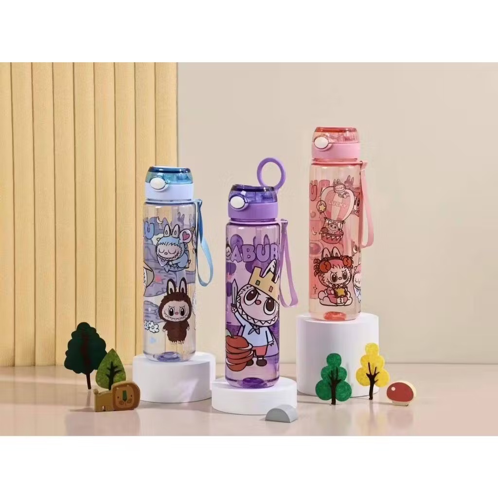 Labubu Drinking Bottle 800mL Viral CuteAesthetic Tumbler for ...
