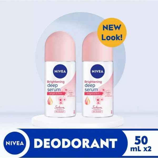 Buy 1 Take 1 Nivea Sakura Brightening Deep Serum Deodorant 50ml ...