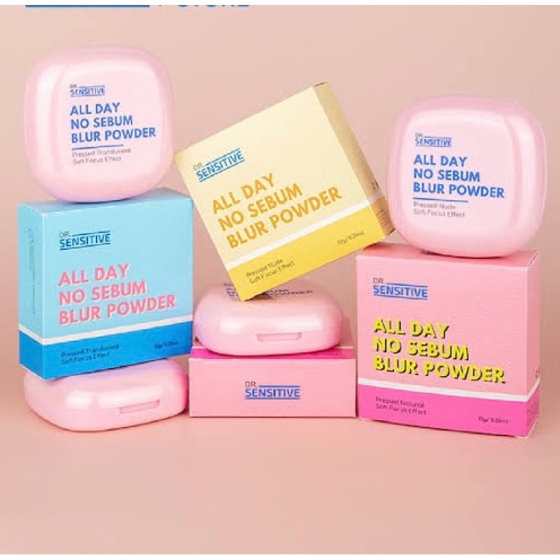 Dr. Sensitive All Day No Sebum Blur Pressed Powder | Shopee Philippines