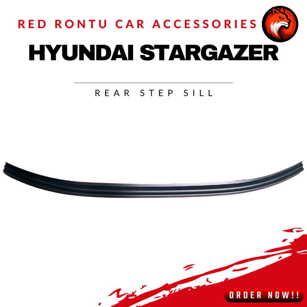 HYUNDAI STARGAZER 2023 Rear Step Sill/Rear Bumper Guard | Shopee ...