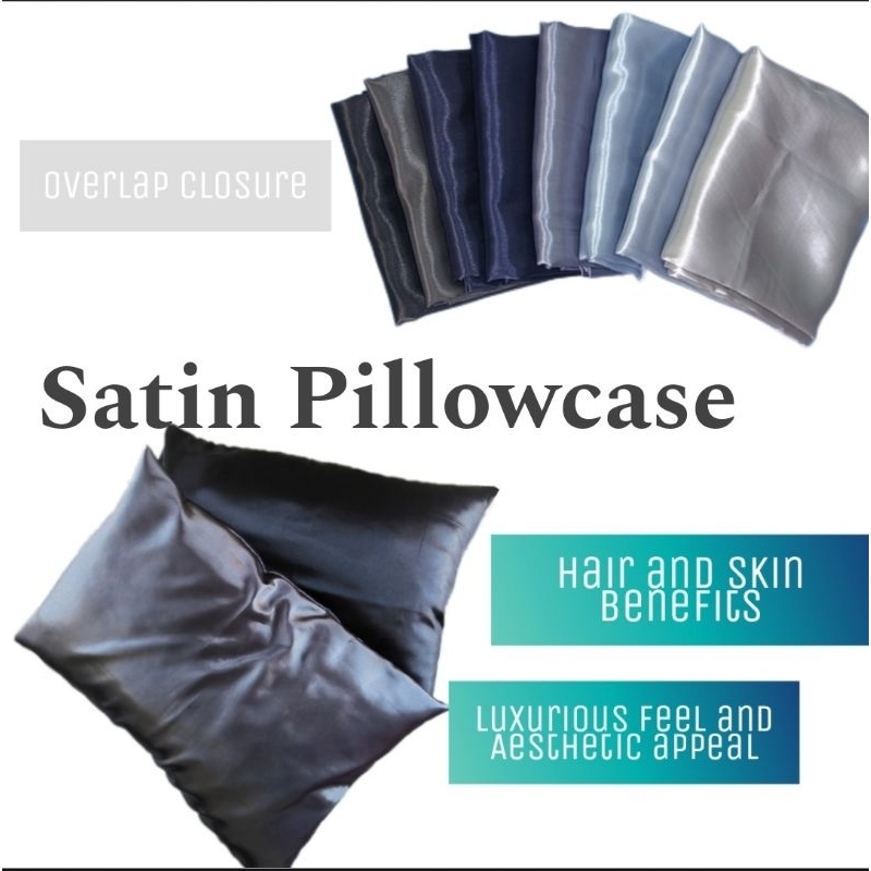 Satin Silk Pillowcase Overlap 2 | Shopee Philippines