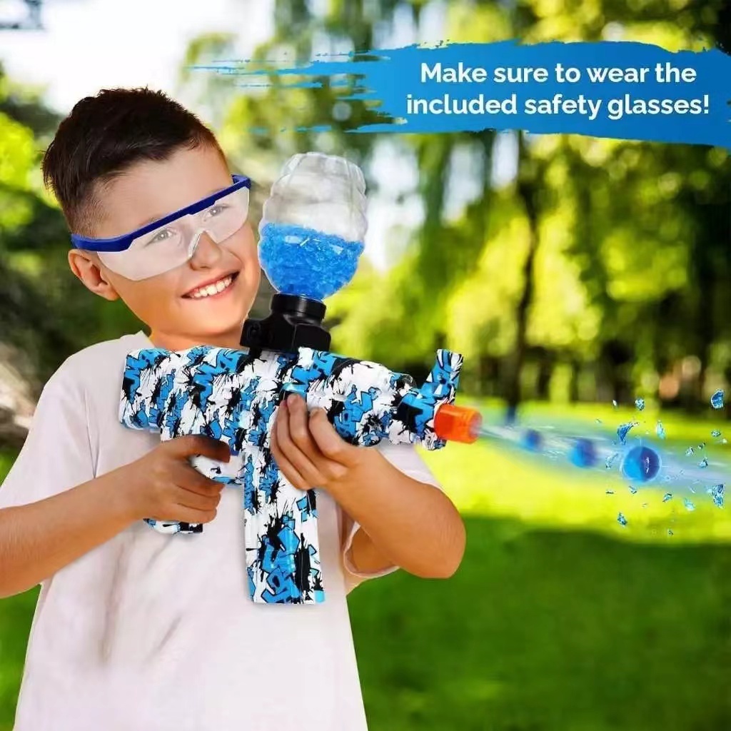 Iron Man Arm Electric Toys Gel Blaster Gun with Goggles Children's Toys ...