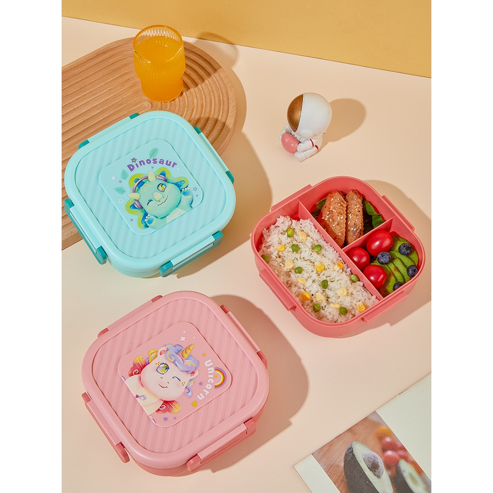 2024 new Korean pp insulated lunch box student office worker portable ...