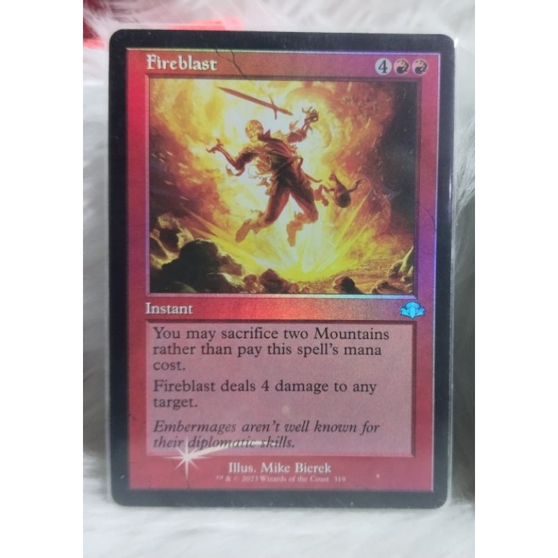 Fireblast (Foil) - Dominaria Remastered | Shopee Philippines