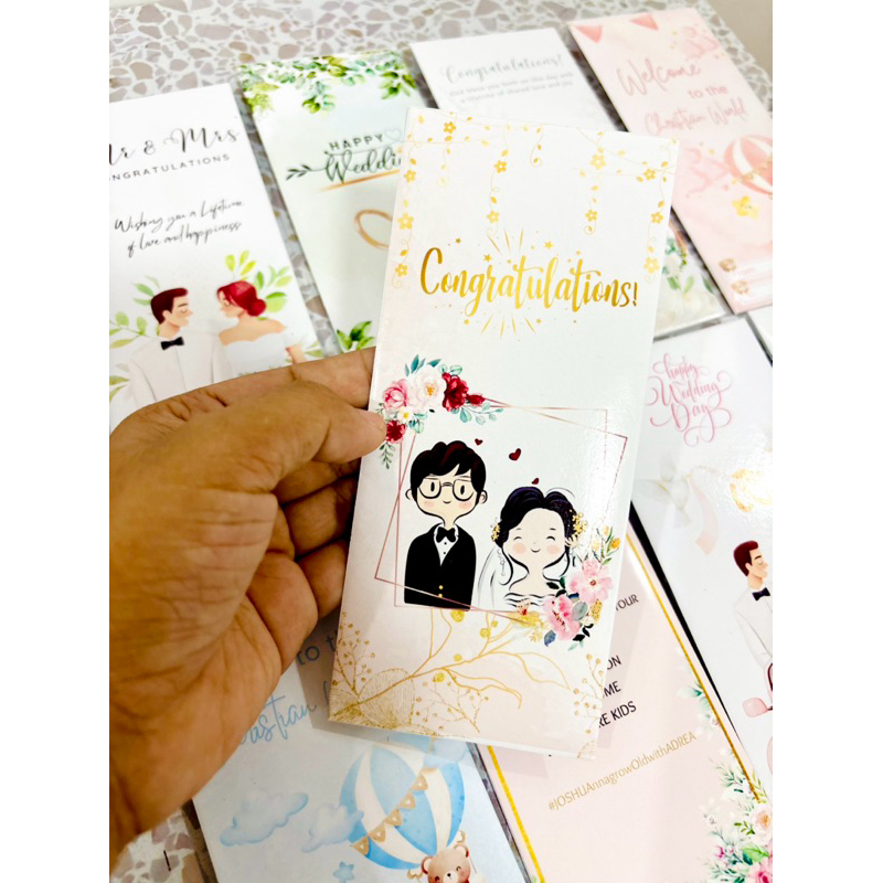 Wedding/Baptism/Christening/Christmas Money Envelope | Shopee Philippines