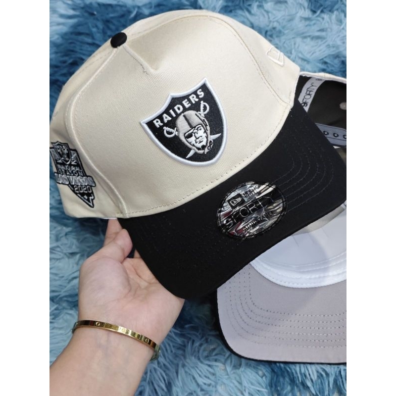 RAIDERS LAS VEGAS CREAM AND BLACK A FRAME | Shopee Philippines