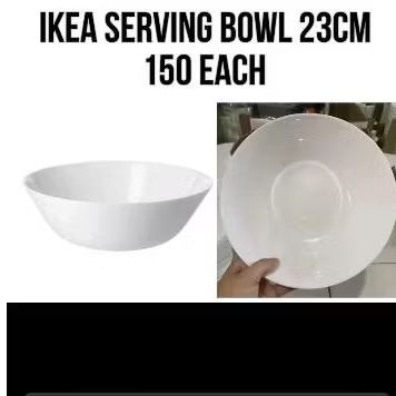 I-K-E-A OFTAST Serving bowl 23cm opal ware tempered glass, malaki at ...