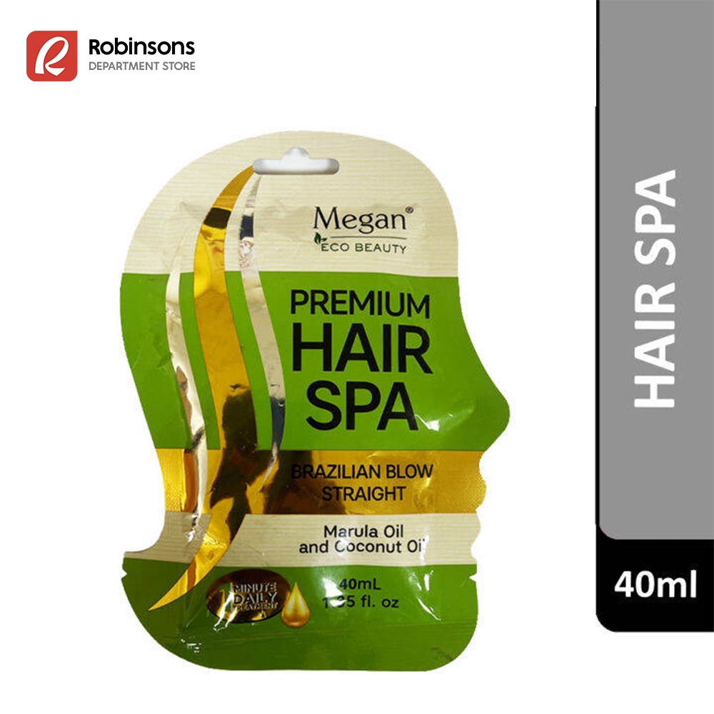 Megan Brazilian Hair Spa with Coconut Milk and Marula Oil 40ml | Shopee ...