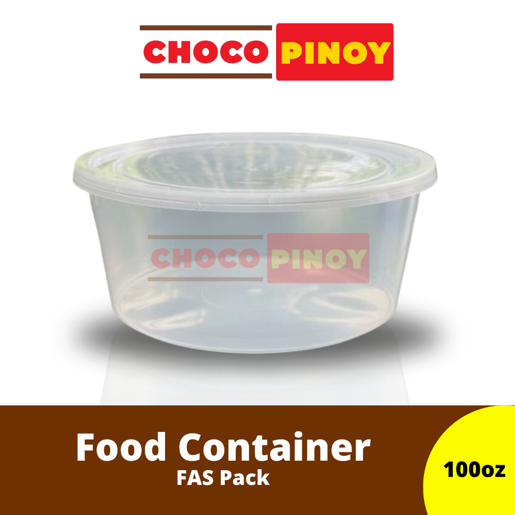 Fas Pack 100oz/3L Round Microwavable Container 10pcs/pack | Shopee ...