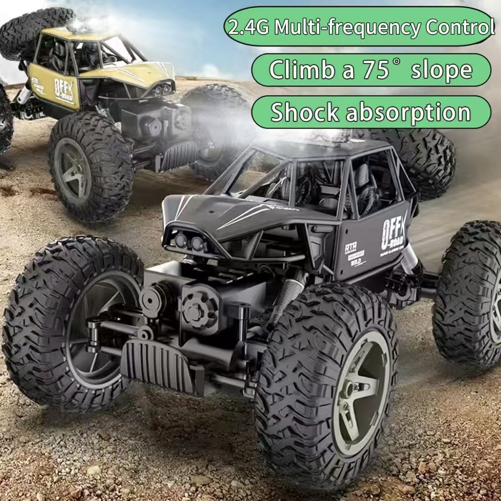 Off-Road 1/16 Racing Car Alloy 4WD 2.4Ghz Remote Control Vehicle Anti ...