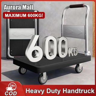 Aurora Foldable Push Cart Trolley Heavy Duty Portable Hand Truck ...