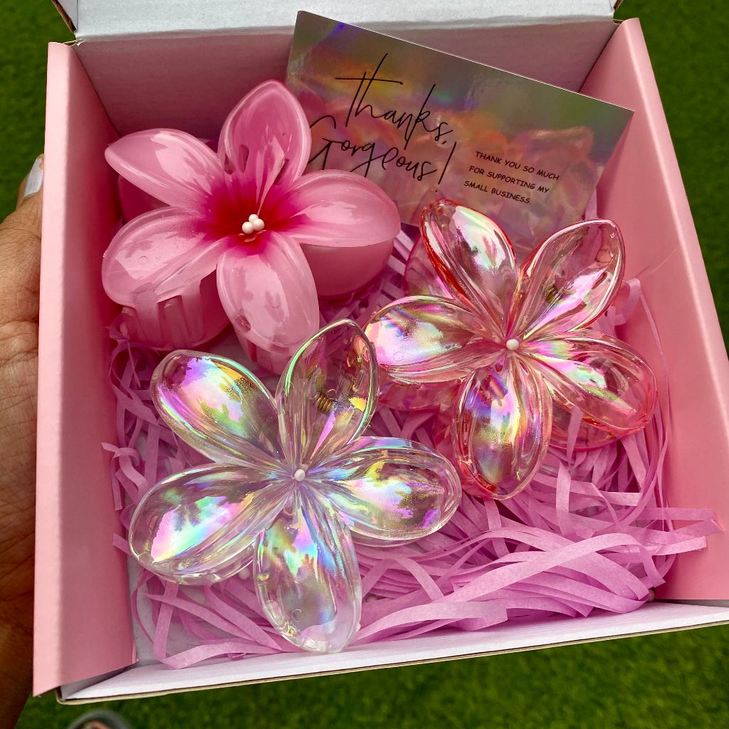 [Stupendous PH] NEW Flower Clamp Clip, Summer Clip with GIFT BOX (BROWN ...