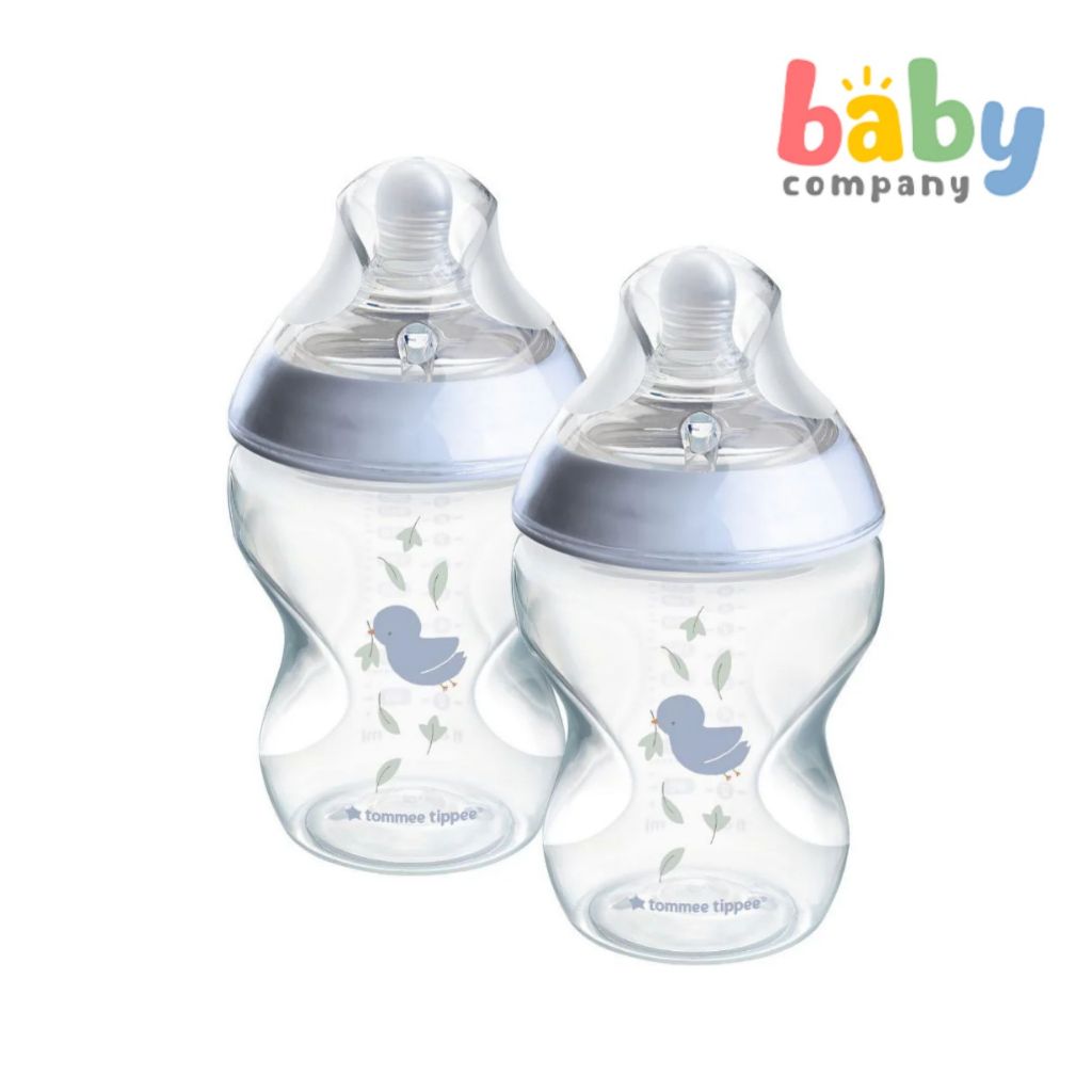 Tommee Tippee Natural Start Decorated PP Bottle Pack of 2 - 260ml, Blue | Shopee Philippines