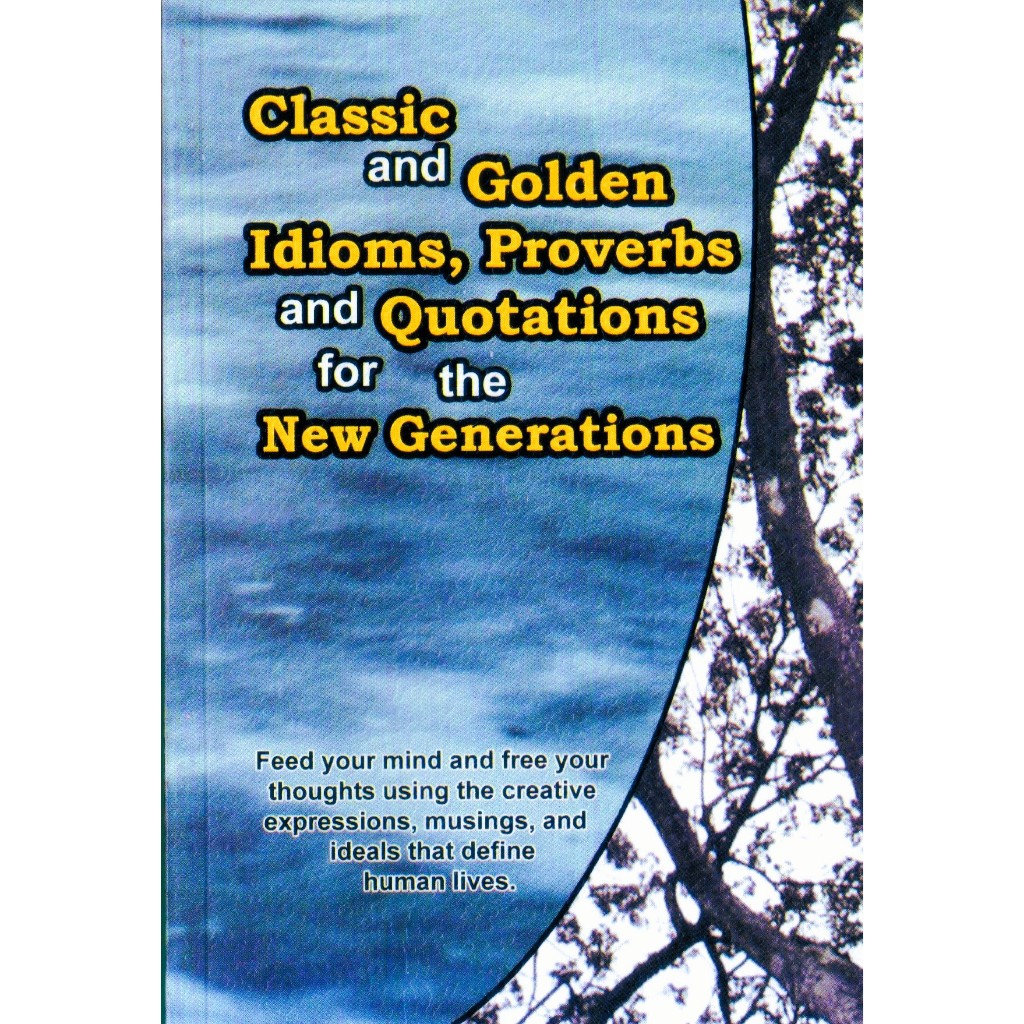 CLASSIC & IDIOMS GOLDEN IDIOMS, PROVERBS AND QOUTATIONS | Shopee ...