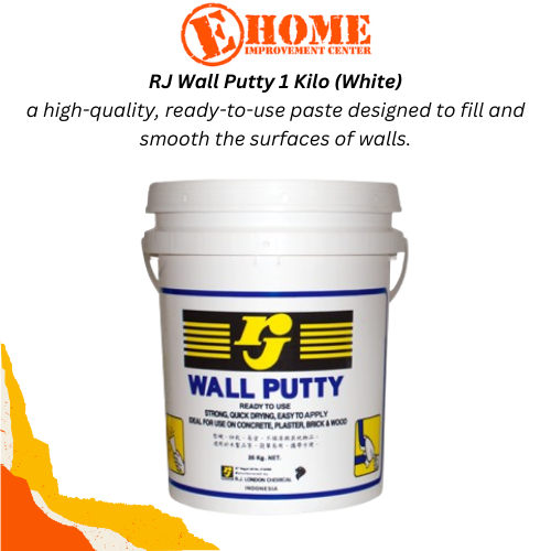 RJ Wall Putty 1 Kilo (White) | Shopee Philippines