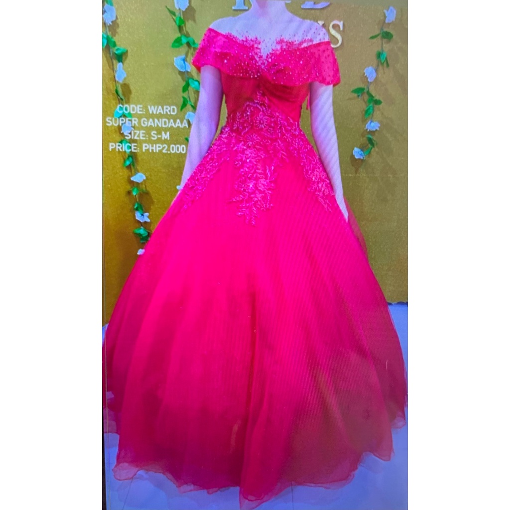 DEBUT GOWNS: CODE: (WARD) | Shopee Philippines