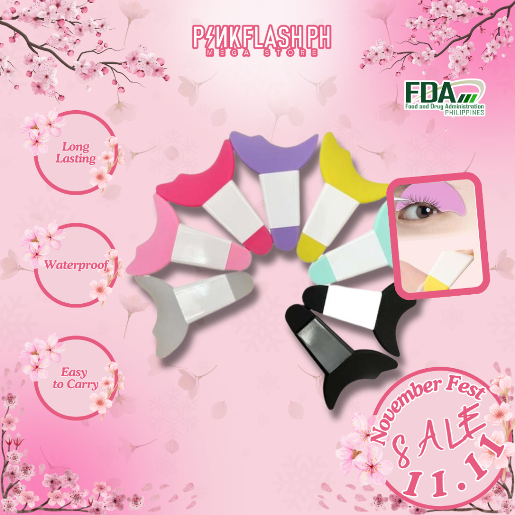 PINKFALSHE yelash Extension Eye Shadow Silicone Pad Shield Eye ...