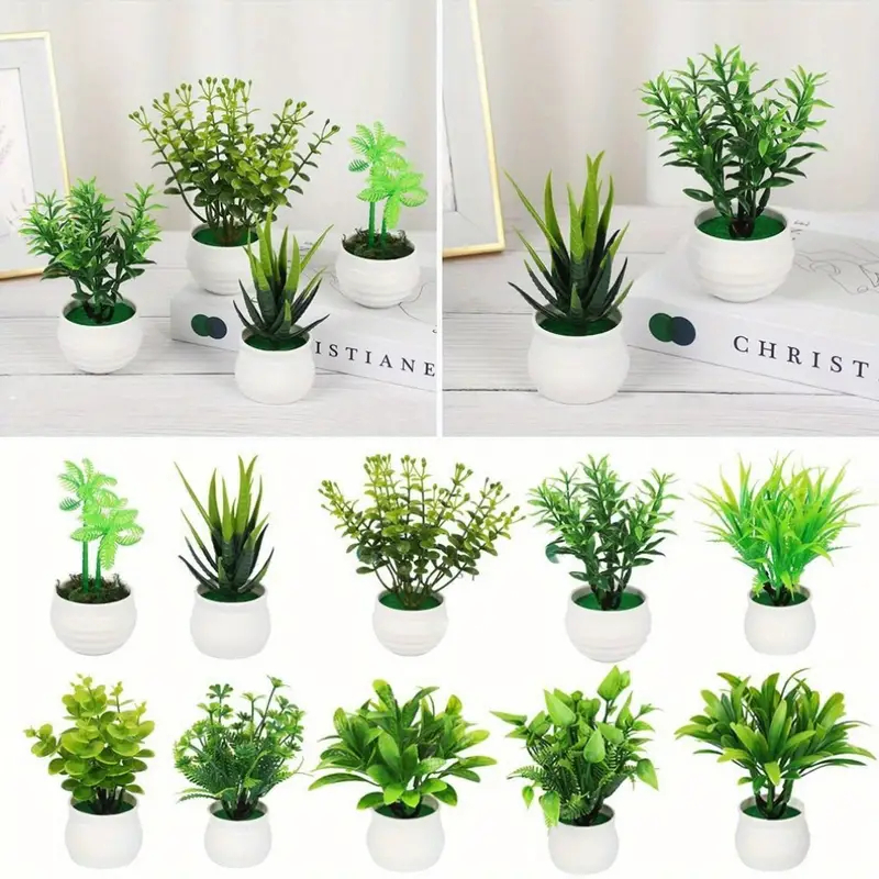Artificial Potted Plants High Quality Plant Plastic Office Home ...