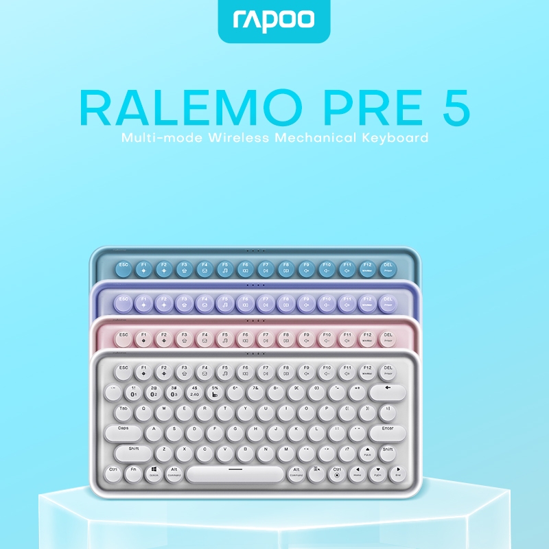Rapoo Ralemo Pre 5 Rechargeable Wireless Bluetooth Keyboard with ...