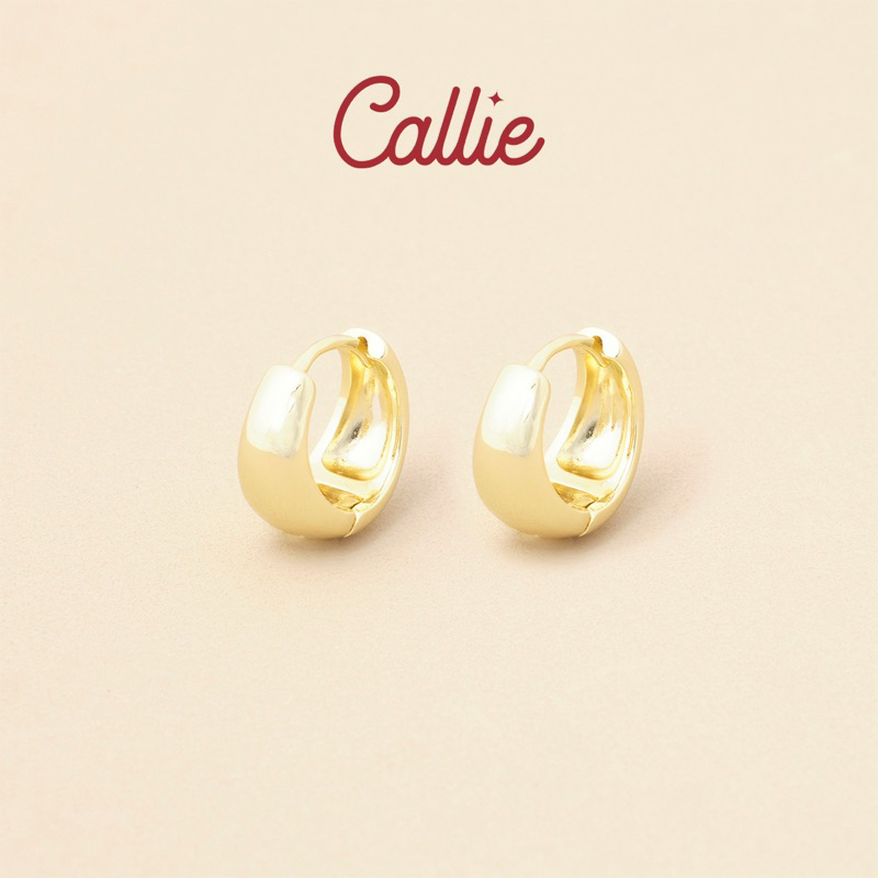 Callie 14k Gold Plated Toni Chunky Gold Hoop Earrings Shop.Callie ...
