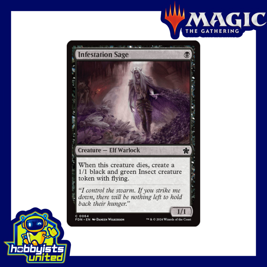 Infestation Sage - Magic: The Gathering (Foundations) | Shopee Philippines