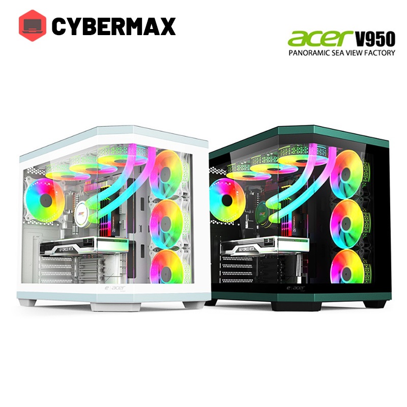 Acer V950 Gaming Case MATX Computer Case Panoramic Room Without Pillars ...