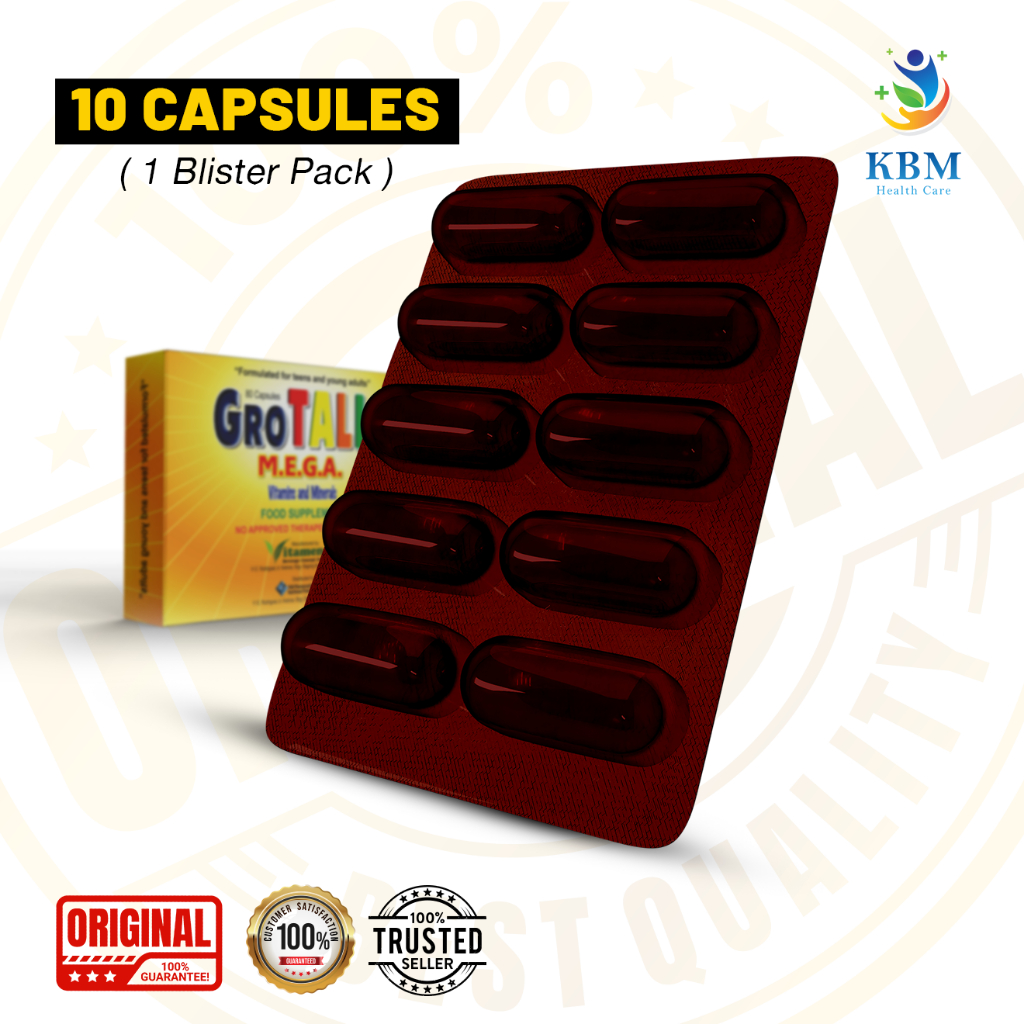 GroTall M.E.G.A (10 Capsules) | Shopee Philippines