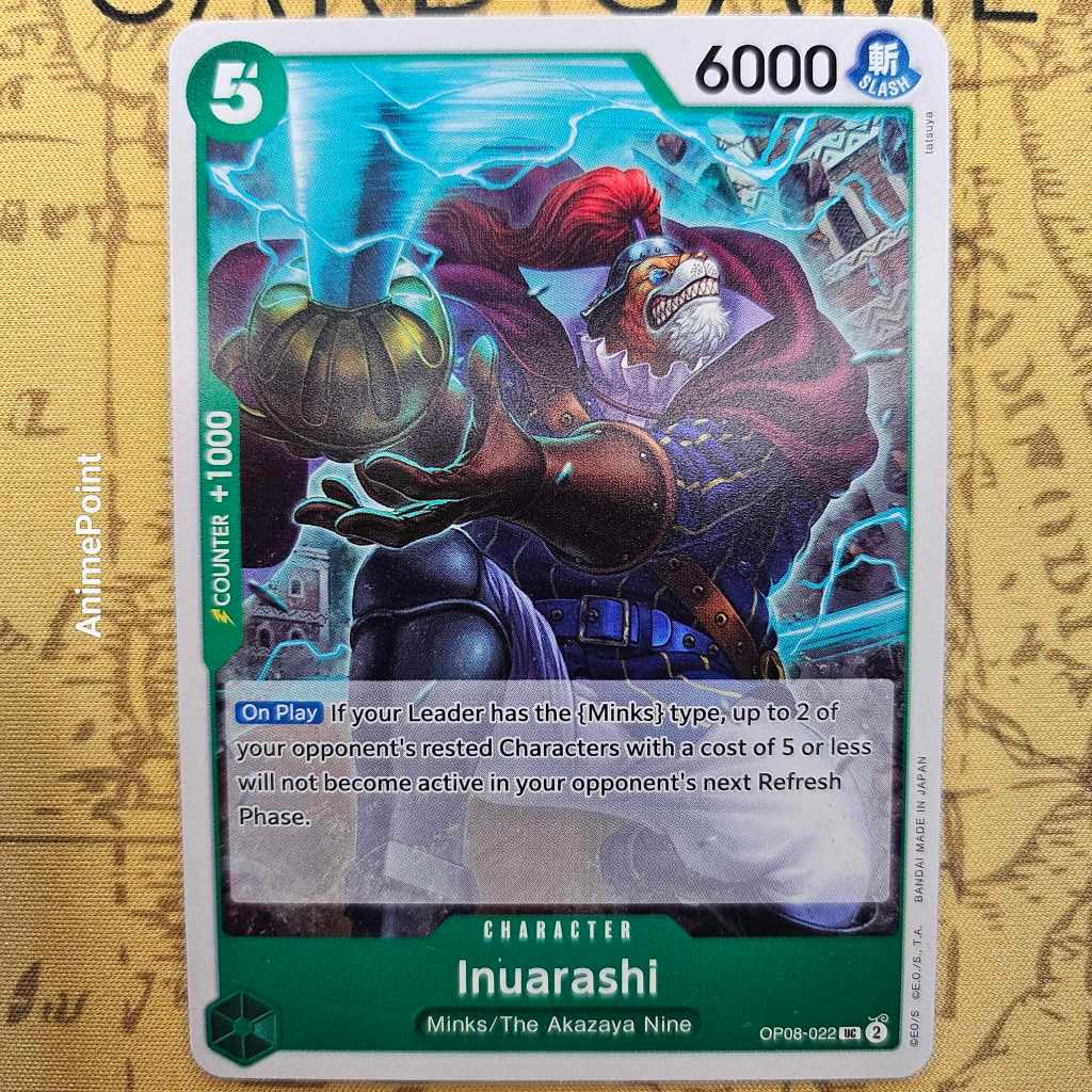 One Piece TCG [ENGLISH] OP08-022 UC Inuarashi [ENGLISH VERSION] | Shopee Philippines