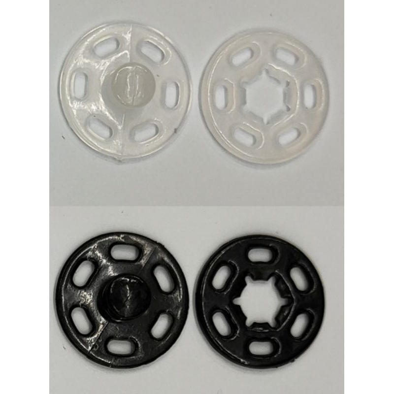 Automatic Plastic Snap Buttons/ Press Buttons / Hidden Buttons (whitish ...