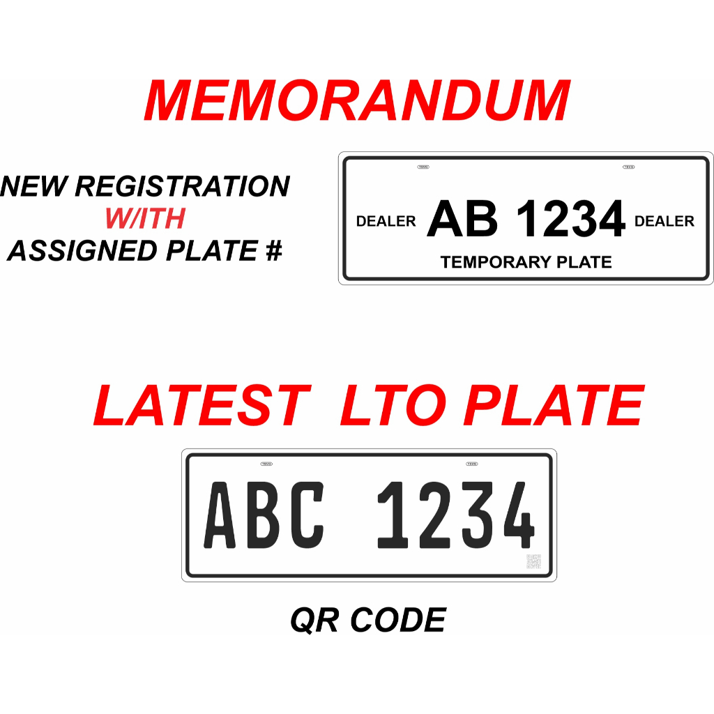 NEW LTO TEMP0RARY CAR PLATE AND IMPR0VISED CAR PLATE AND OLD ORDINARY ...