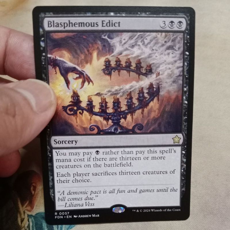 Blasphemous Edict (FDN) | Shopee Philippines