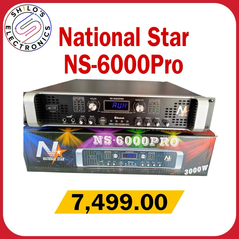 National Star NS-6000Pro Profesional Amplifier | Shopee Philippines