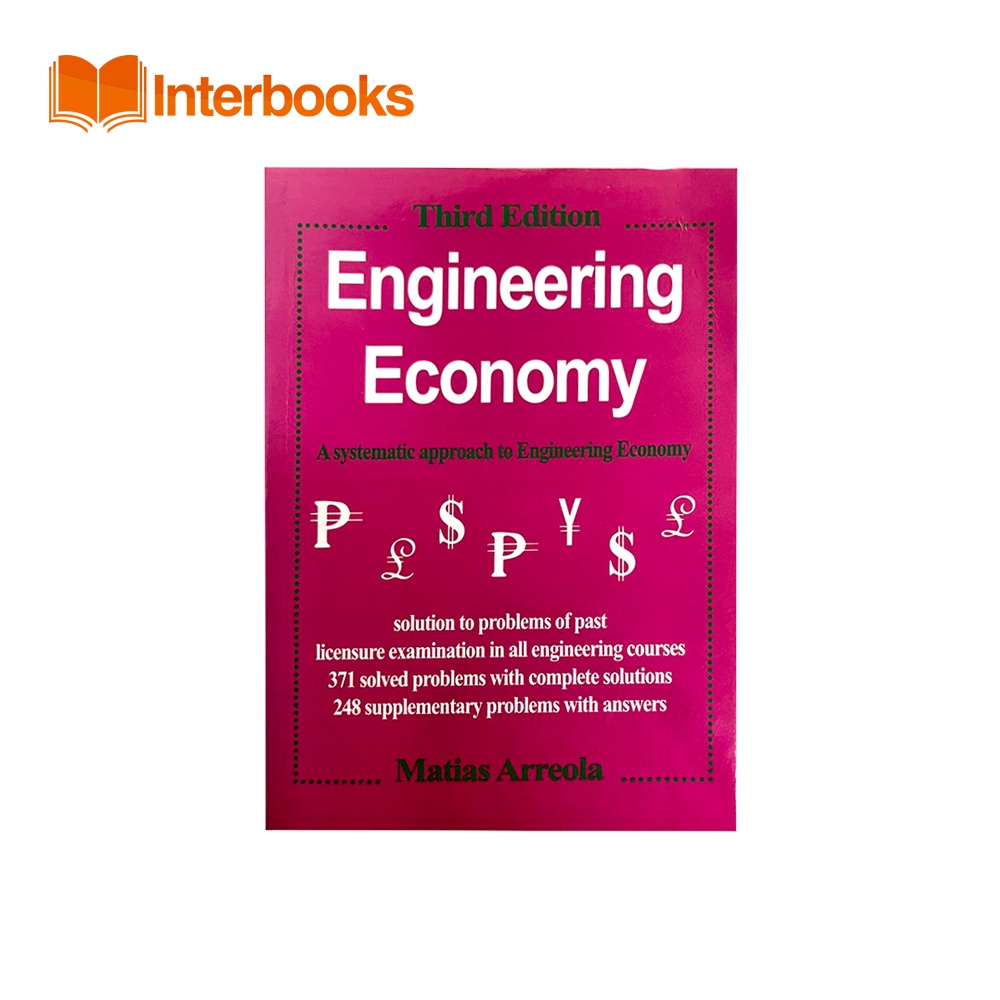 Engineering Economy 3rd Edition by Arreola | Shopee Philippines