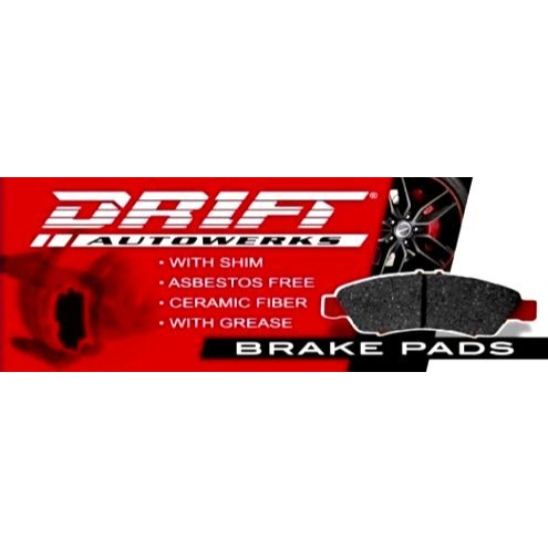 DRIFT DLA-313K DISC PAD FRONT MITSUBISHI PAJERO INTERCOOLER '95-'02 ...