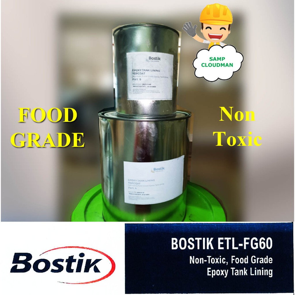 Bostik Non-Toxic Epoxy Tank Lining Gallon 4L Food Grade Potable Water ...