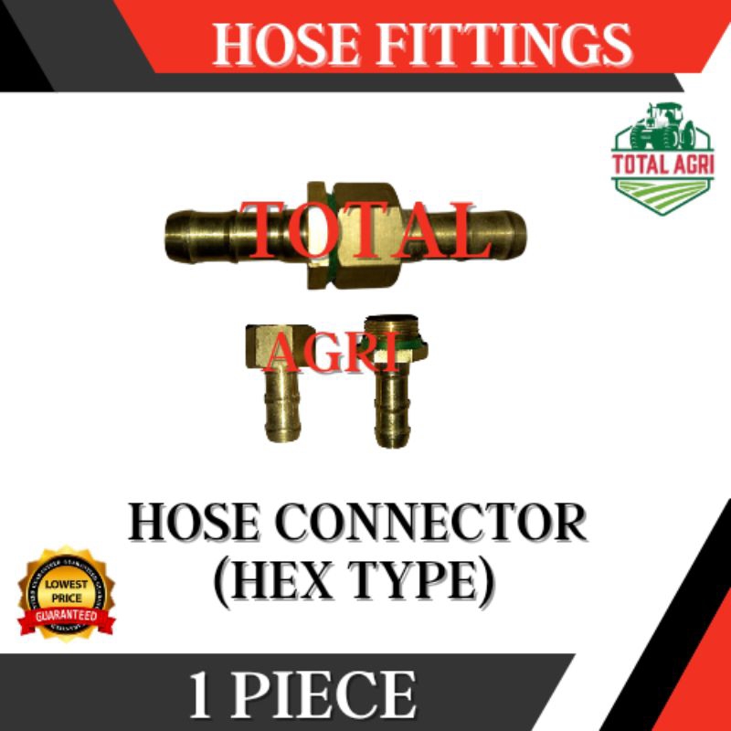 Hose Fitting Connector Hex Type (9mm) for Pressure Washer Power Sprayer ...